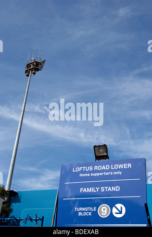 Loftus Road football stadium, Shepherds Bush, London, 2006. Artist ...
