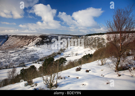 Winter Snow Hole of Horcum Beauty Spot North Yorkshire Moors National ...