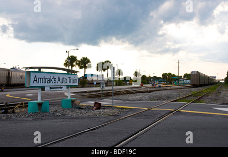 Sanford Florida Amtrak Auto Train from Florida to Washington DC with ...