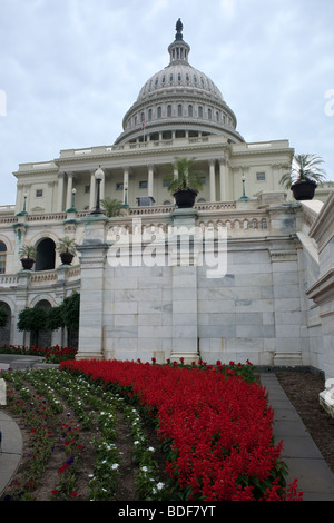 Capitol, Washington, D.C., north-east view. Dome and front unfinished ...