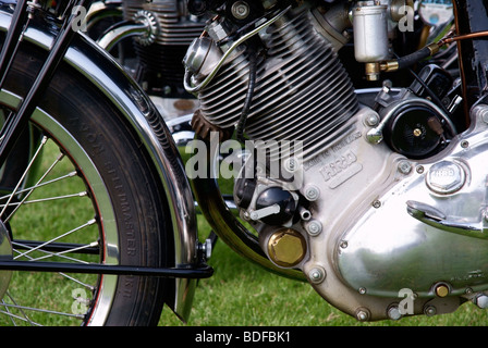 Vincent motorcycle engine British motorcycle from the 1950's Stock ...