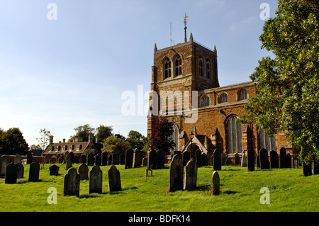 Holy Trinity, Rothwell, Northamptonshire, England, UK. The exterior of ...
