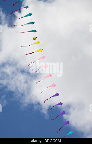 Flag kite flying, Capetown, South Africa Stock Photo - Alamy