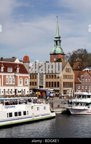 Townscape of Kappeln, Germany Stock Photo - Alamy