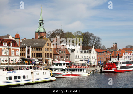 Townscape of Kappeln, Germany Stock Photo - Alamy