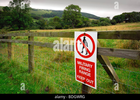 Lulworth Ranges military firing range. South west coast path. England ...