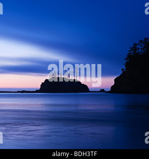 Sunset Cove, Shore Acres state park, Oregon Stock Photo - Alamy