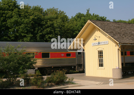Akron Northside Train Station. Part of the Cuyahoga Valley Scenic ...