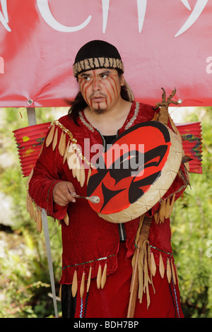 Esquimalt Nation native dancers performing at Dragon Boat festival ...