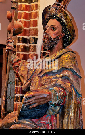 Astorga, Spain: 17th century statue of Saint James as a Jacobean ...