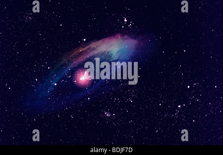Night starry sky, abstract natural background. Milky way galaxy Stock ...