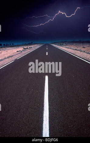 Lightning at nightime Stock Photo - Alamy