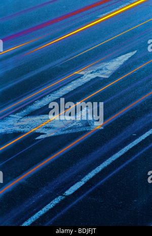 Directional and speed road signs on road N5 near Senekal in the Free ...