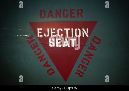 Ejection seat warning Stock Photo: 19328377 - Alamy