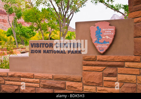 Zion Canyon Visitor Center, Zion National Park, UT Stock Photo - Alamy