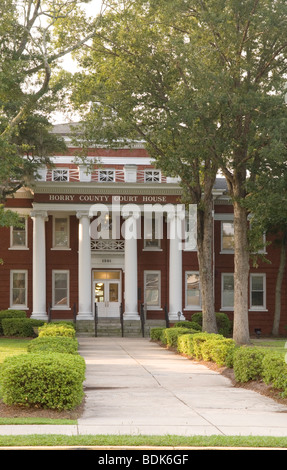 Exterior of the historic Horry County Courthouse in Conway, South ...