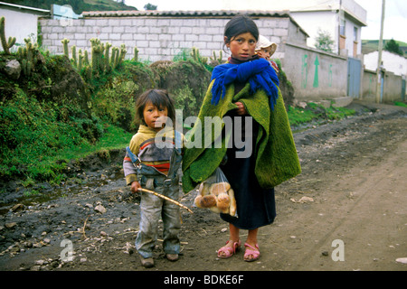 ecuador, children, surrounding of quito Stock Photo - Alamy