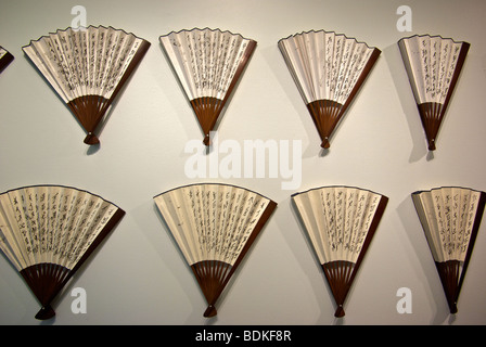 Victoria Chang Nu shu secret script Chinese calligraphy mixed media art ...