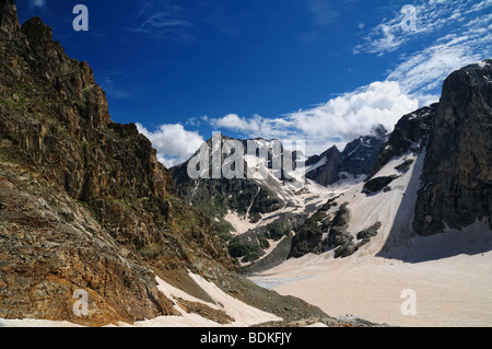 Caucasus mountains. Western Caucasus. Republic of Karachaevo ...