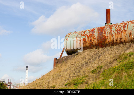 Westfield open cast coal mine, now abandoned, near Ballingry in Perth ...