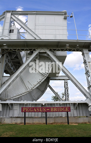 The original Pegasus Bridge in the Memorial Museum, near Ouistreham ...