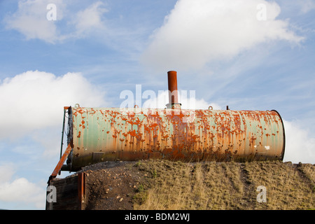 Westfield open cast coal mine, now abandoned, near Ballingry in Perth ...