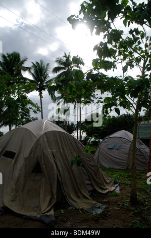Campsite at Donsol, Sorsogon, Bicol, Southeast Luzon, Philippines Stock ...