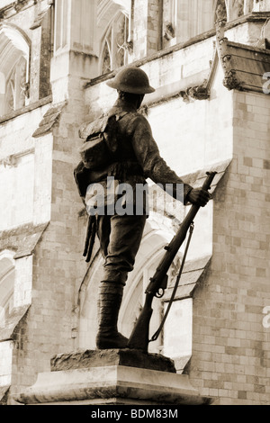 World War 1 soldier statue Winchester Stock Photo - Alamy