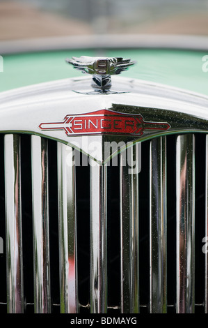 A vintage Singer sports car in The Honister Hill Climb in the English ...