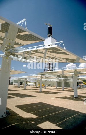 Solar farm at Solar One in Mojave Desert, CA Stock Photo - Alamy