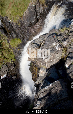 section of Eas Fors waterfall Isle of Mull, Scotland UK Stock Photo - Alamy
