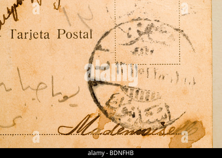 ottoman and Turkish old style postcard stamps Stock Photo - Alamy
