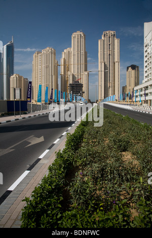 Dubai Marina development site construction building Stock Photo - Alamy