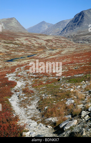 Rondvassbu and Rondvatnet lake, Rondane national park, Norway Stock ...
