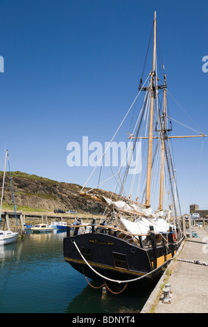 HMS Pickle replica, Amlwch Port, Anglesey, North Wales, United Kingdom ...