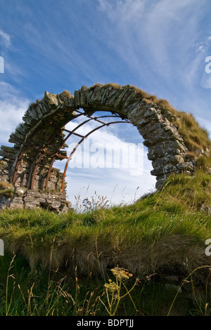 Cruggleton Castle, The Machars, Dumfries and Galloway, Scotland Stock ...