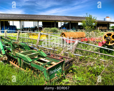 Overgrown Machinery, UK Stock Photo - Alamy