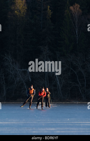 Long-distance skaters, Sweden Stock Photo - Alamy