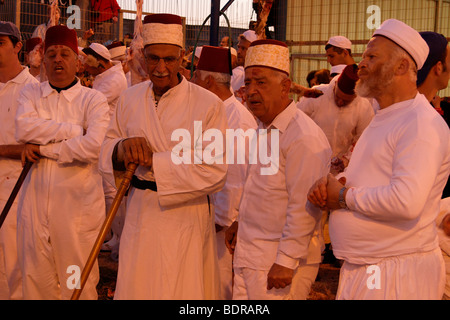 Samaria, the Samaritan Passover sacrifice on Mount Gerizim Stock Photo ...