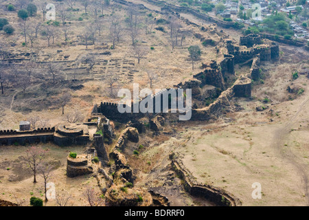 Fortress Walls at Devagiri Fort in Daulatabad near Aurangabad India ...