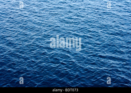 Calm ripple on water surface. River, lake, pond, sea pure blue water ...