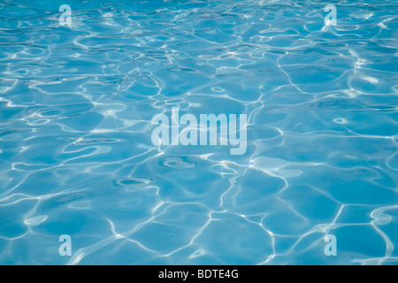 Clear water texture in blue. Background of the ocean and the sea ...