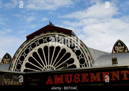 The Royal Pier at Aberystwyth Wales Stock Photo - Alamy