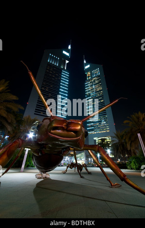 Ant sculptures at Emirates Towers Dubai Stock Photo - Alamy