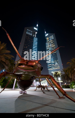 Ant sculptures at Emirates Towers Dubai Stock Photo - Alamy
