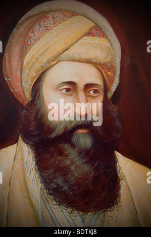 Portrait painting of 'Rambam' for sale at the tomb of Rabbi Moses Ben ...