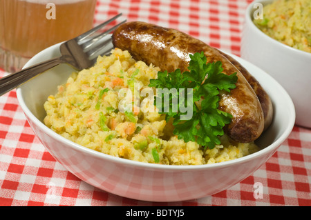 Stoemp potato with sausage Belgium Food Stock Photo: 25749707 - Alamy