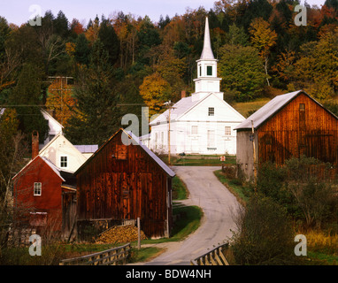 village of Waits River Vermont USA Fall foliage Stock Photo - Alamy