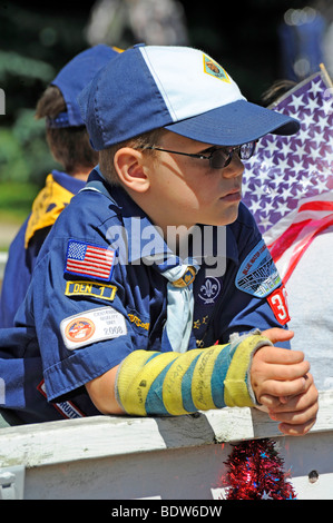 Boy scout float Stock Photo - Alamy