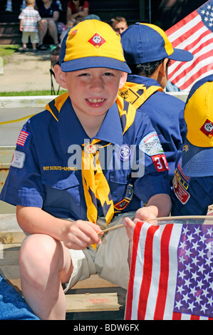 Boy scout float Stock Photo - Alamy